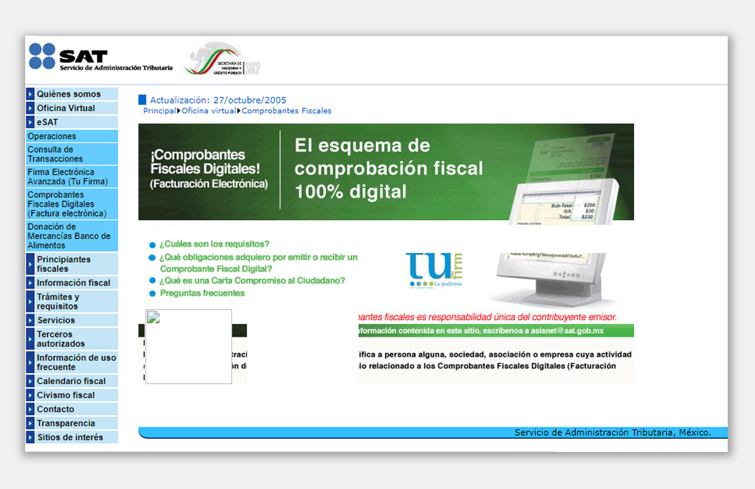 Historia de la Factura Electrónica en México. 2004 al 2026