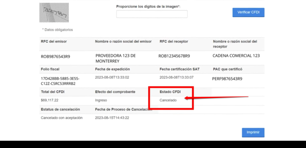 Cómo Saber si Una Factura Está Cancelada